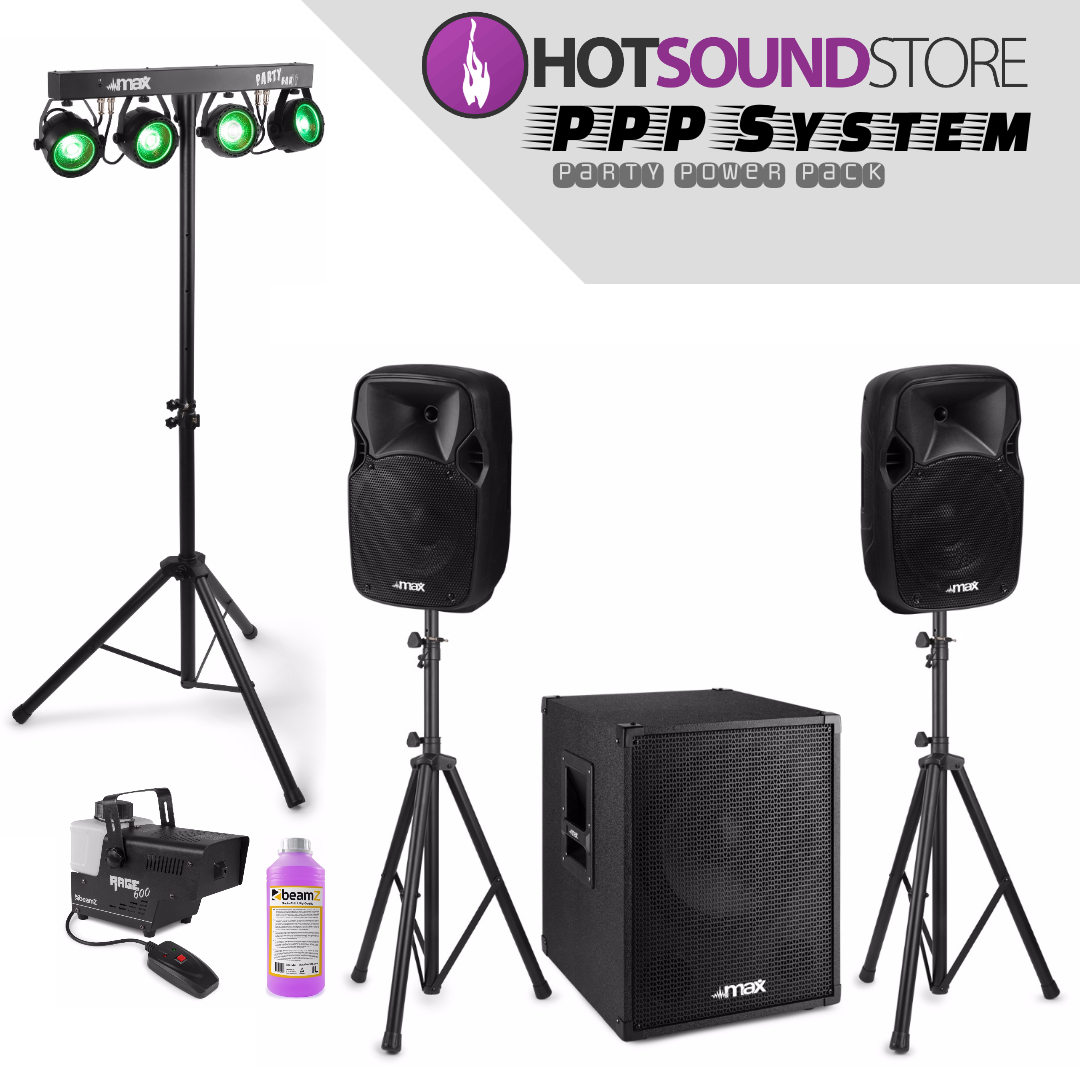 HotSound Store Party Power Pack Komplettsystem DJ Sets | DJ Equipment ...