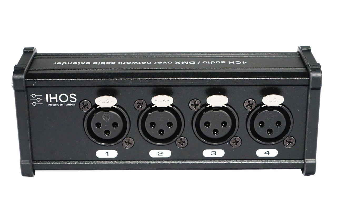 IHOS INET4-F 4 Kanal XLR Female zu RJ45 Multibox Adapter ...