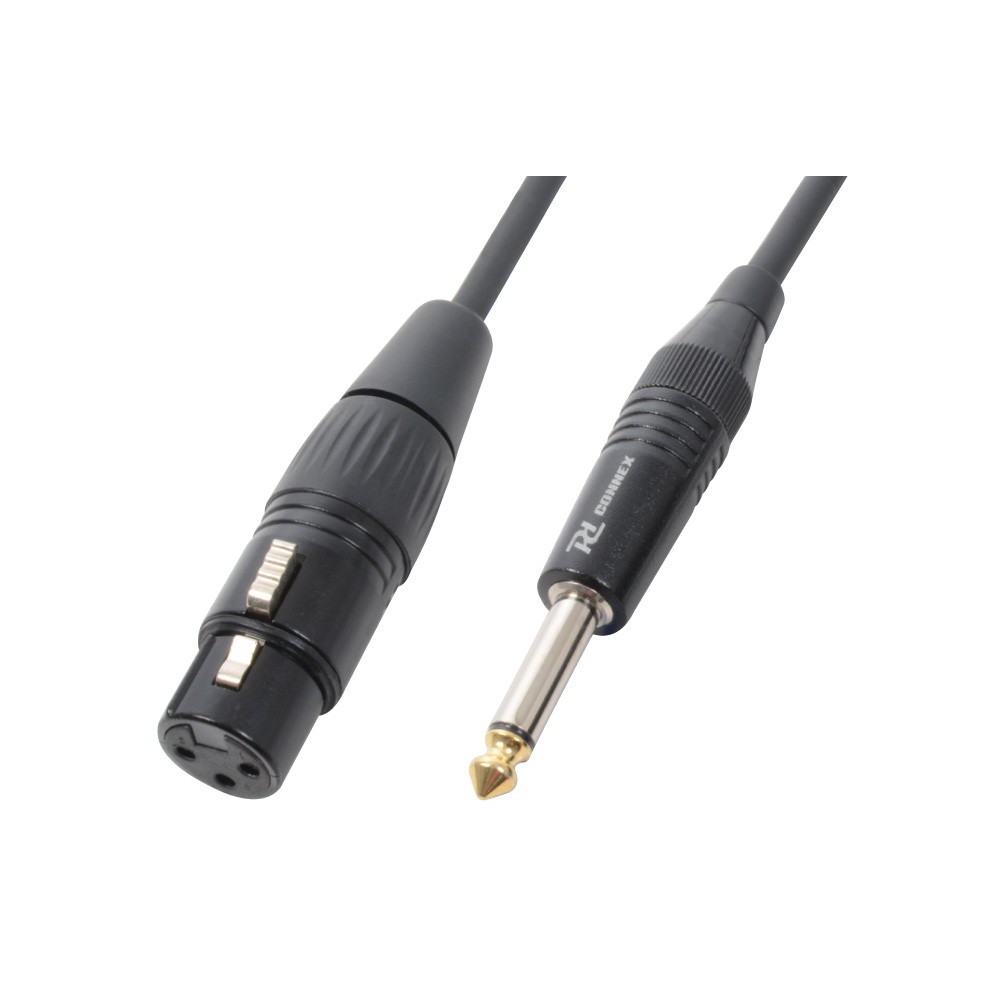 PD Connex Audio Adapterkabel XLR Female / 6.3mm Klinke Mono 1.5m PD ...