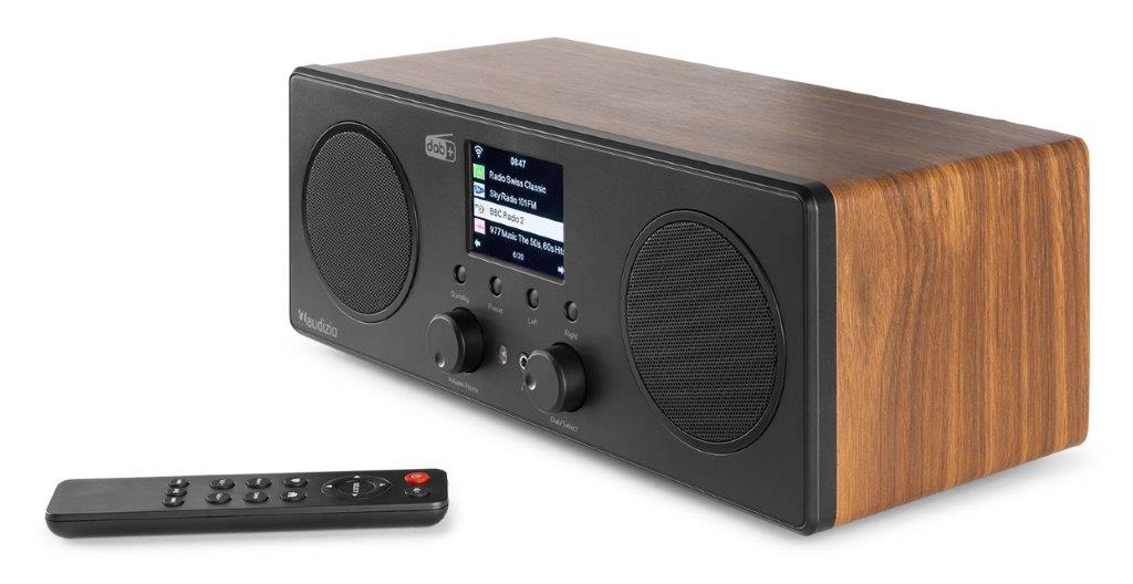 Audizio Bari Internet Radio mit DAB+ und FM sowie Bluetooth braun ...