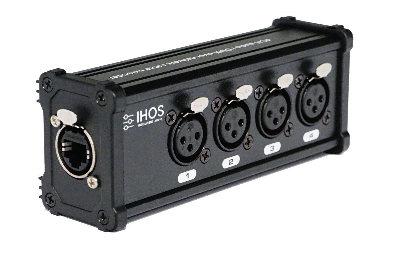 IHOS INET4-F 4 Kanal XLR Female zu RJ45 Multibox Adapter ...