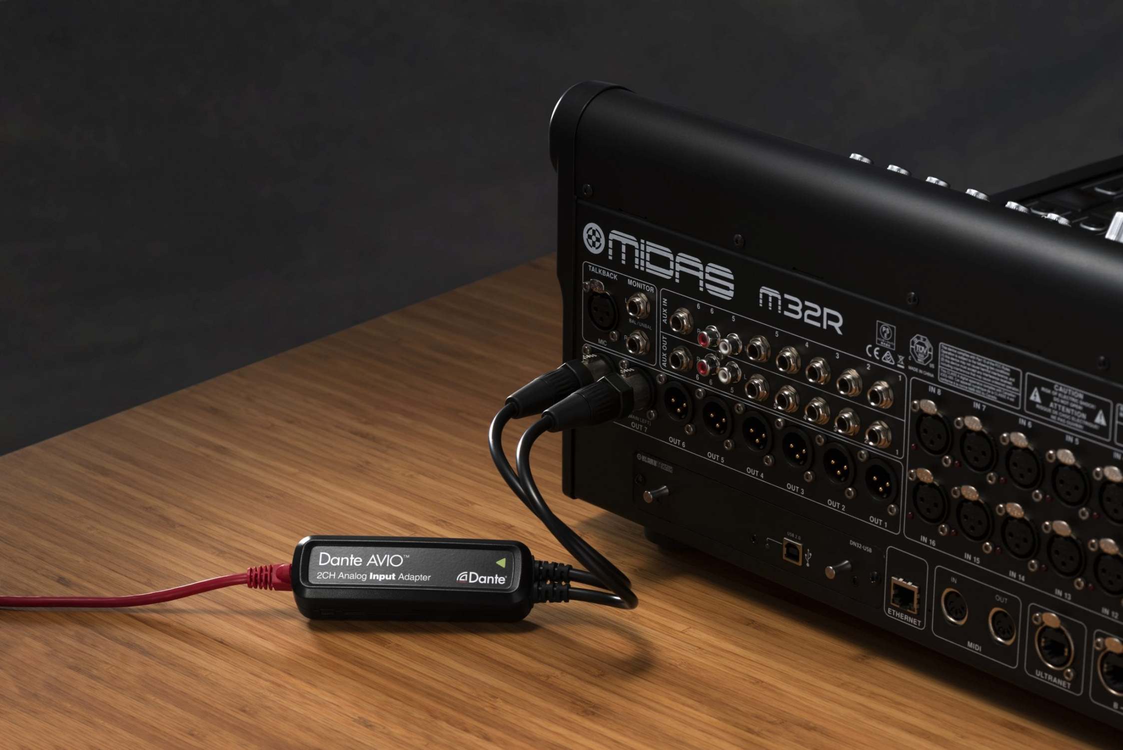 Dante AVIO Analog Input Adapter 2 Kanal - ADP-DAI-2X0