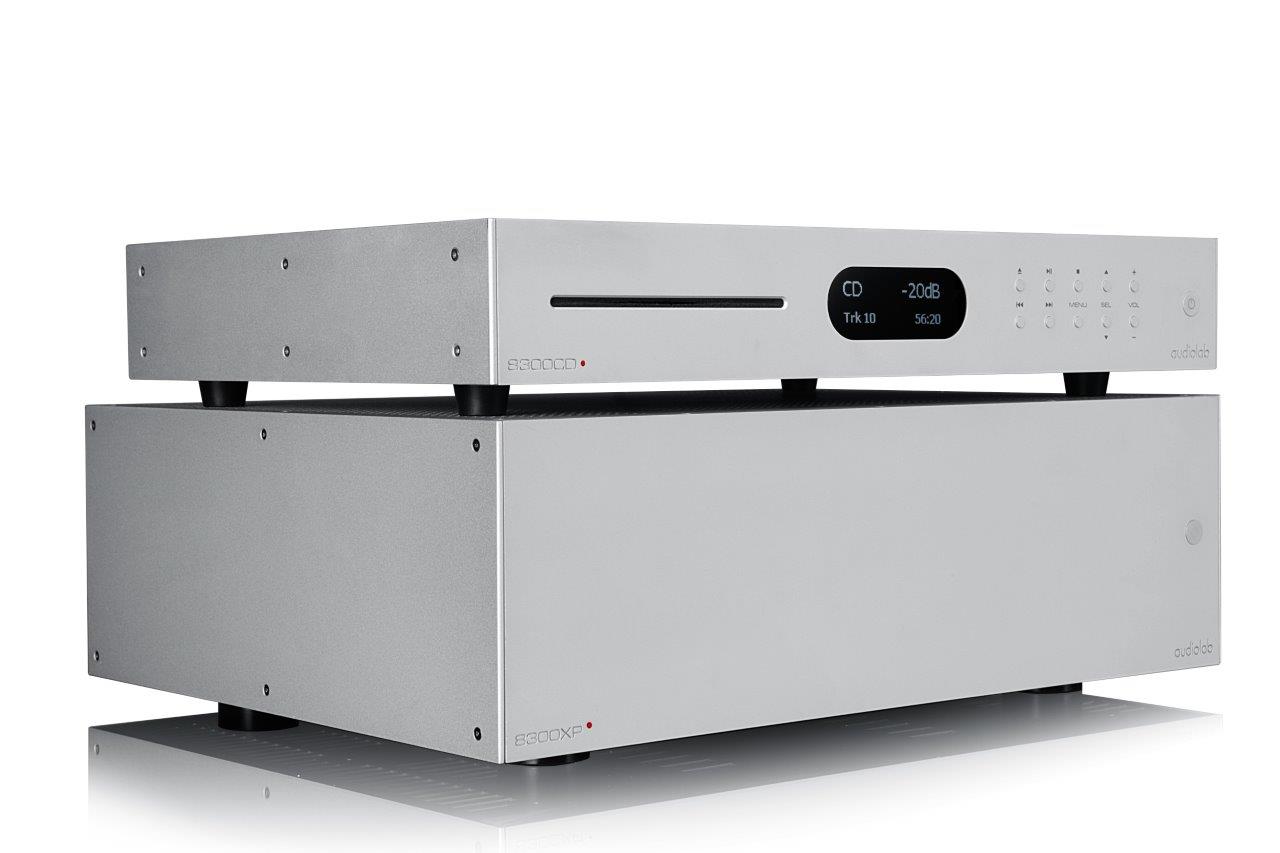 Audiolab 8300 XP Stereo HiFi Endstufe Aluminum Silver