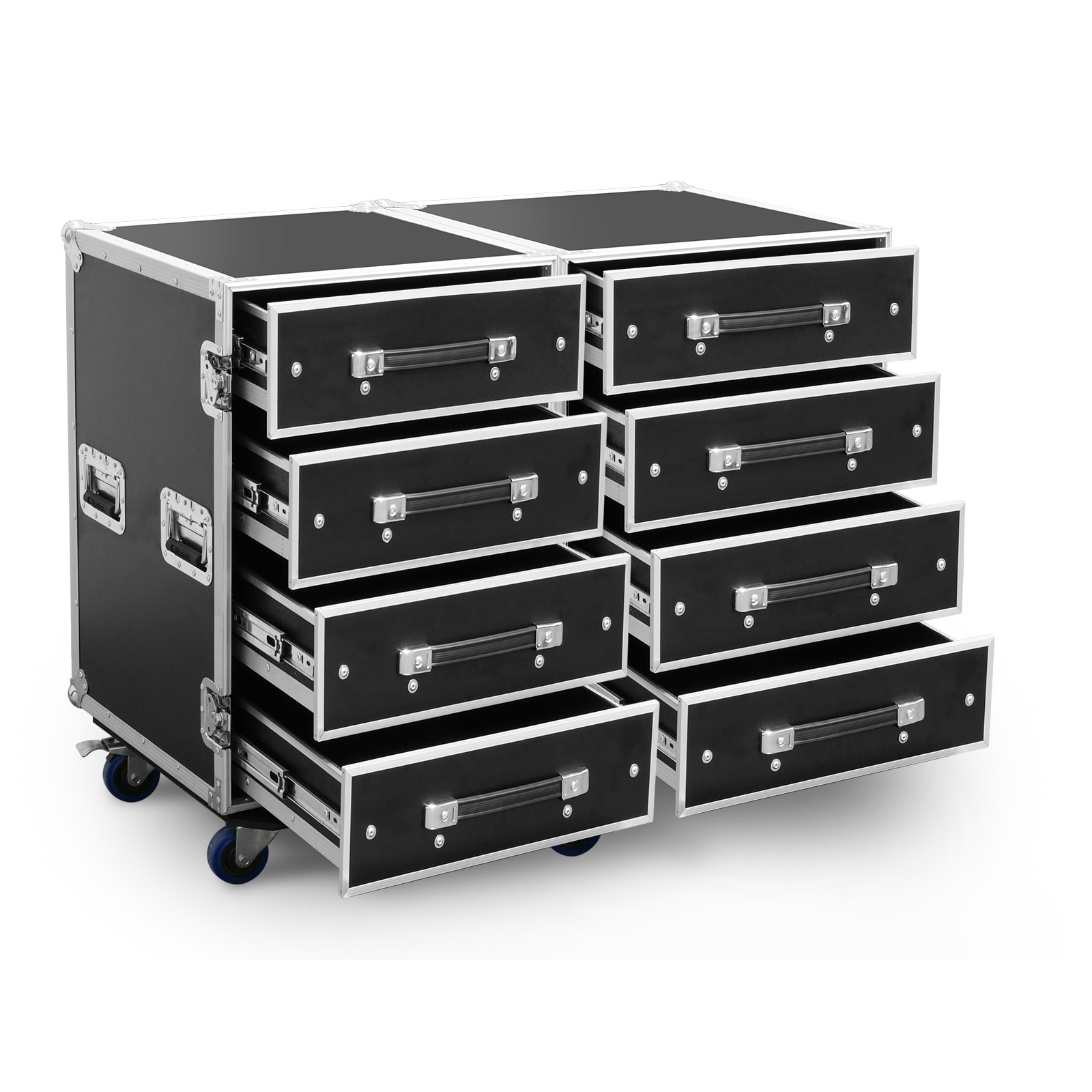 Power Dynamics PD-FA4 Roadie Flightcase mit 8 Schubladen Power Dynamics ...