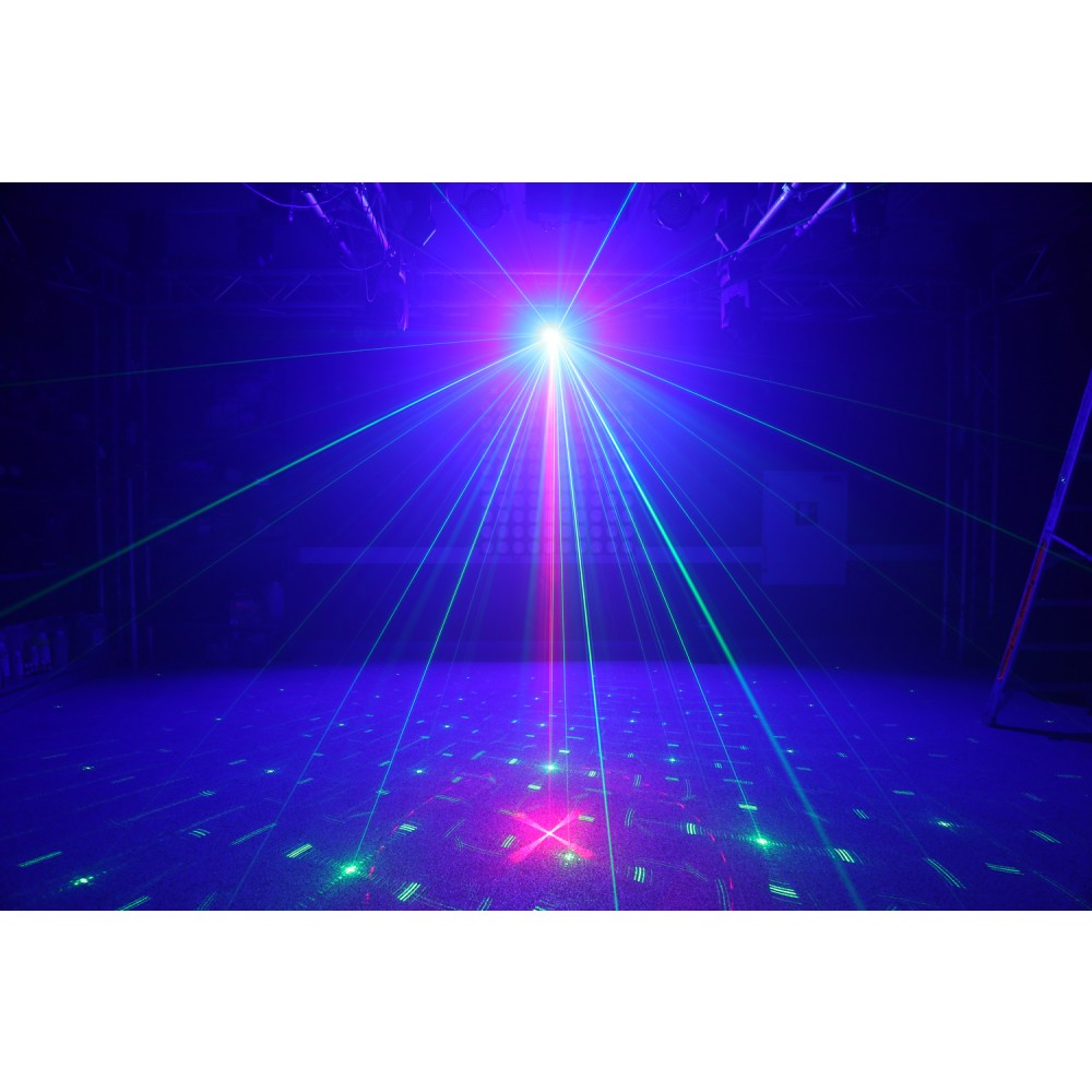 BeamZ Surtur II Double Laser RG Gobo DMX IRC 3W Blue LED BeamZ Surtur ...