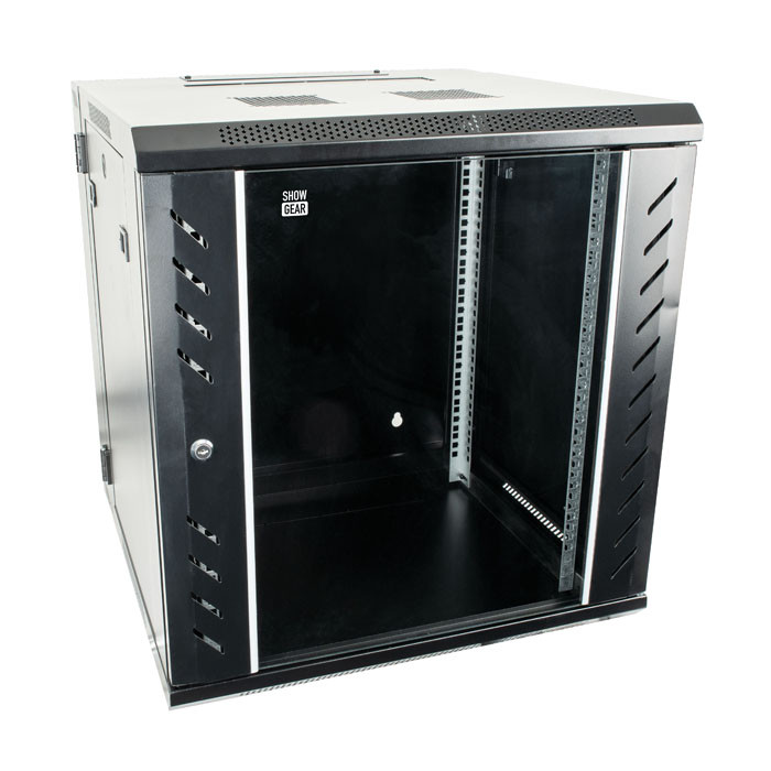 Showgear RCA-WMF-12 - 12HE 19 Zoll Rack-Gehäuse mit Glastür Showgear ...