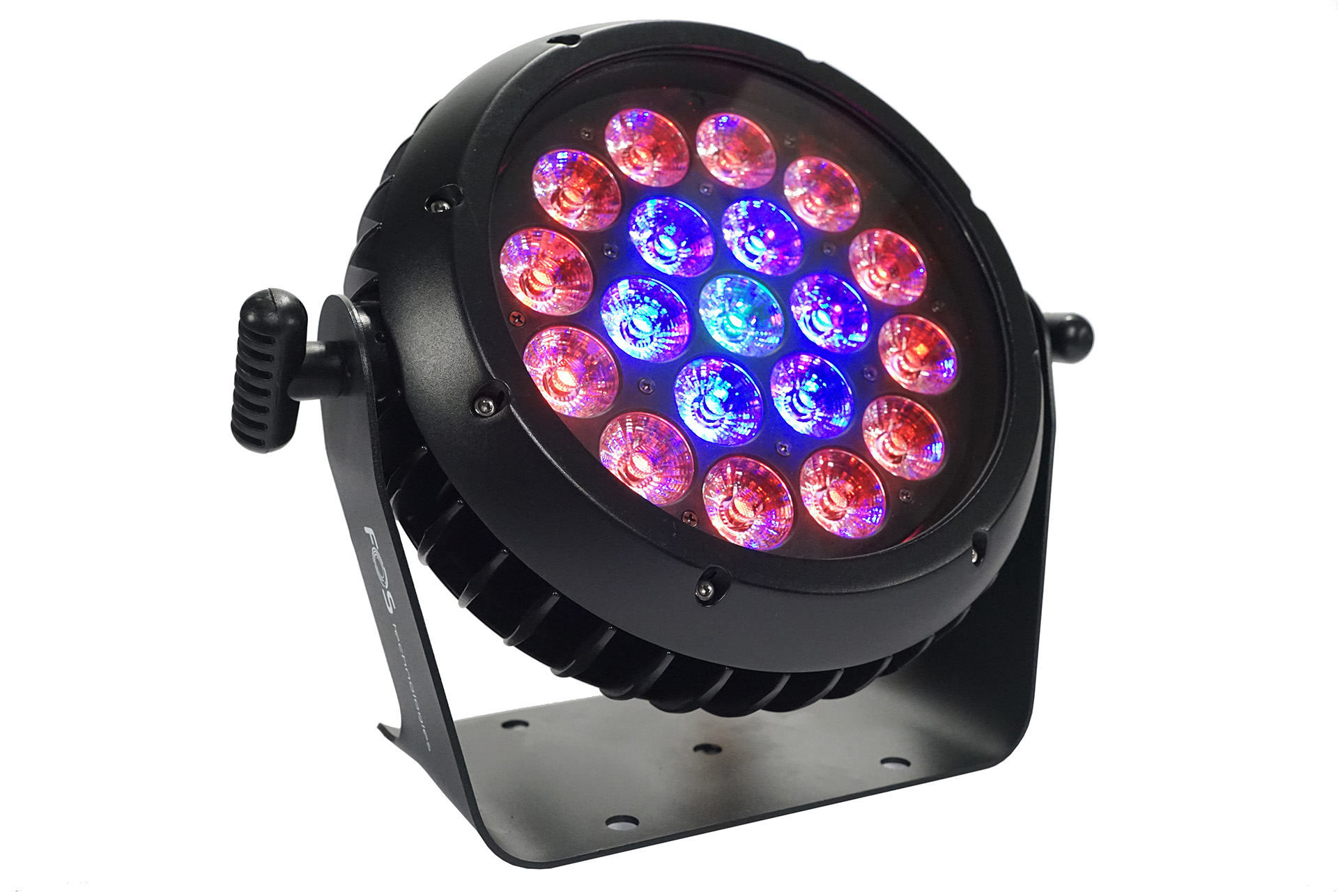 FOS IQ Par IP65 Lime - Outoor RGBL LED Scheinwerfer mit W-DMX FOS IQ ...