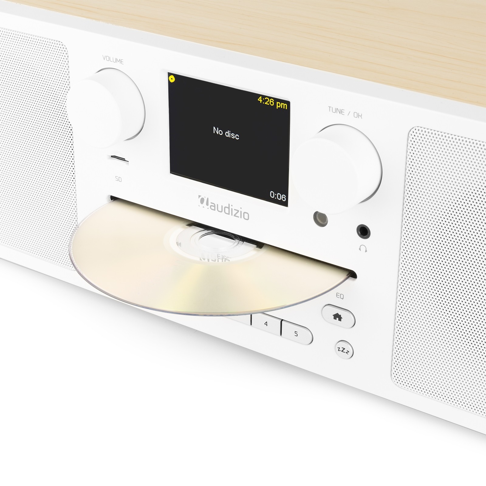 Audizio Naples Stereo-DAB-Radio mit CD-Player, Bluetooth, UKW und ...